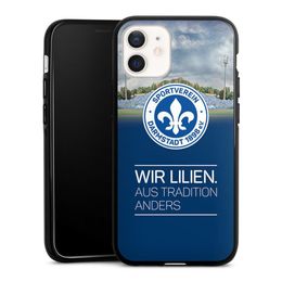 DeinDesign iPhone 12 mini Handy Silikon H&uuml;lle Case schwarz Handyh&uuml;lle Official Licensed Product Sv Darmstadt 98 Coat Of Arms
