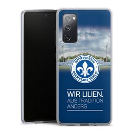 DeinDesign Galaxy S20 FE Handy Silikon H&uuml;lle Case transparent Handyh&uuml;lle Official Licensed Product Sv Darmstadt 98 Coat Of Arms Silikon Case
