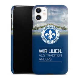 DeinDesign iPhone 11 Handy Premium Case Smartphone Handyh&uuml;lle Schutzh&uuml;lle matt Sv Darmstadt 98 Official Licensed Product Coat Of Arms Premium Case