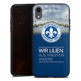 DeinDesign iPhone Xr Handy Silikon H&uuml;lle Case schwarz Handyh&uuml;lle Official Licensed Product Sv Darmstadt 98 Coat Of Arms