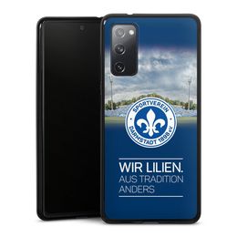 DeinDesign Galaxy S20 FE Handy Silikon H&uuml;lle Case schwarz Handyh&uuml;lle Official Licensed Product Sv Darmstadt 98 Coat Of Arms