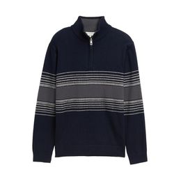 Tom Tailor Pullover Herren Gr&ouml;&szlig;e M marine / dunkelgrau / silber