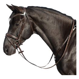 MONTIVUM Trensenzaum Derby schwarz WB