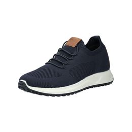 Sneaker IMac "IMac Sneaker Textil", Damen, Gr. 44, blau (dunkelblau, braun), Textil, Schuhe Sneaker