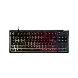 Corsair K55 CORE TKL, Gaming-Tastatur schwarz, DE-Layout, Rubberdome