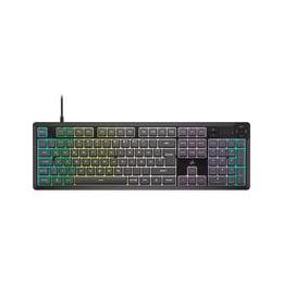 Corsair K55 CORE RGB, Gaming-Tastatur schwarz, DE-Layout, Rubberdome