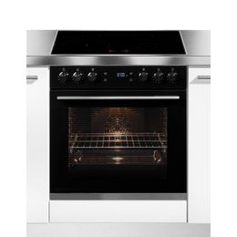 Hanseatic Induktions Herd-Set "HBCO7210A1+HI46074CA", Energieeffizienz: A+ (A+++-D), schwarz, Herdsets, Das Wasser sehr schnell zum Kochen bringen, dank Induktion