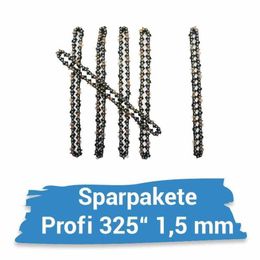 5+1 Profi S&auml;geketten .325" 1,5mm 76 TG 50 cm f&uuml;r China Kettens&auml;gen