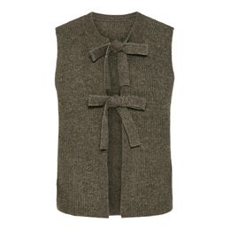 Pieces Strickweste 'PCSilly' Damen Gr&ouml;&szlig;e L schoko