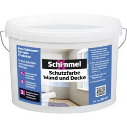 Schutzfarbe 'SchimmelX' wei&szlig; f&uuml;r Wand und Decke 10 l