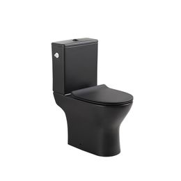 sanicomfort Stand-WC 'Paros' inklusive WC-Sitz, spülrandlos