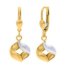 WITT Damen Ohrhänger, Gelbgold 375, Größe 0