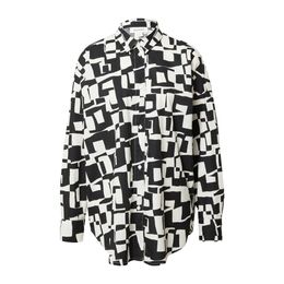 MONKI Bluse Damen Größe XL schwarz / weiß