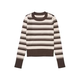STACCATO Pullover M&auml;dchen Gr&ouml;&szlig;e 140 creme / schoko