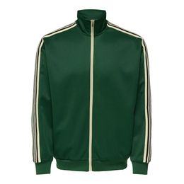 Only & Sons Only & Sons Sweatjacke 'ONSRIBER' Herren Gr&ouml;&szlig;e S pastellgelb / dunkelgr&uuml;n / schwarz