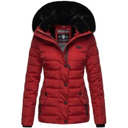Navahoo Damen Steppjacke "Milianaa", rot, Gr. XS, Oberstoff: 100% Polyester, Futter: 100% Polyester, Wattierung: 100% Polyester, Ärmelfutter: 100%