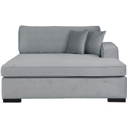 Sofaelement Home Affaire "Skara XXL", grau, B:140cm H:86cm T:190cm, 100% Polyester, Polsterelemente, Modul XXL - zum eigenen Zusammenstellen, Armlehne links/rechts w&auml;hlbar