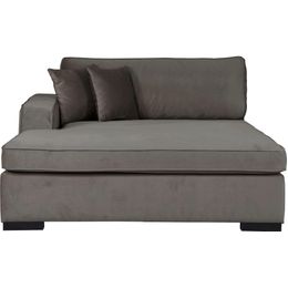 Sofaelement Home Affaire "Skara XXL", grau (taupe), B:140cm H:86cm T:190cm, 100% Polyester, Polsterelemente, Modul XXL - zum eigenen Zusammenstellen, Armlehne links/rechts w&auml;hlbar