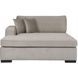 Sofaelement Home Affaire "Skara XXL", beige (dunkelbeige), B:140cm H:86cm T:190cm, 100% Polyester, Polsterelemente, Modul XXL - zum eigenen Zusammenstellen, Armlehne links/rechts w&auml;hlbar
