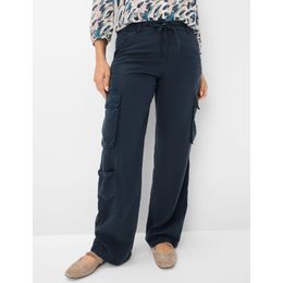 5-Pocket-Hose Brax "Style MAINE", Damen, Gr. 36, Normalgrößen, blau (navy), Web, 100% Lyocell, Hosen
