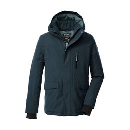 Funktionsjacke Killtec "KOW 233 BYS JCKT", Jungen, Gr. 176, nachtblau, Obermaterial: 88% Polyester, 12% Baumwolle;Futter: 100% Polyester;Füllung: 100% Polyester, Jacken Funktionsjacke, Wind- und wasserdichte Kinderjacke, regulierbare Kapuze, PFAs-frei