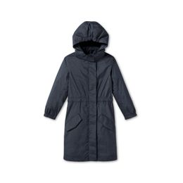 Tchibo - Allwettermantel im Jeans-Look - Mädchen - Gr. 122/128 - dunkelblau