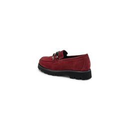 Sioux - Slipper Meredira, rot, Gr. 36 - Leder