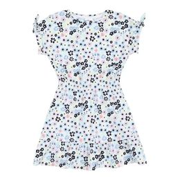 s.Oliver Kleid Mädchen Größe 122 marine / himmelblau / hellgelb / weiß