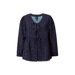 Ulla Popken Blouse female size XL/XXL marine blue / Red