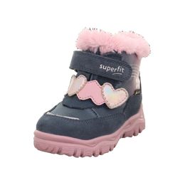 Superfit Snow Boots 'HUSKY+' boy size 20 Grey / Apricot / Pink