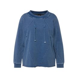 Ulla Popken Sweatshirt Damen Gr&ouml;&szlig;e M/L blue denim