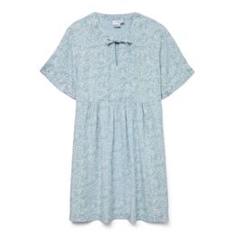 V&eacute;ro Moda Vero Moda Kleid 'VMFLEUR' Damen Gr&ouml;&szlig;e 36 hellblau / wei&szlig; Sommerkleid