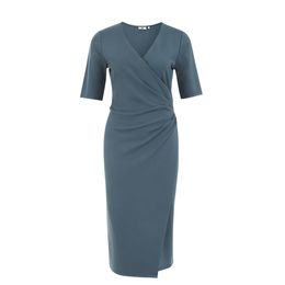 WE Fashion Kleid Damen Gr&ouml;&szlig;e 38 rauchblau Winterkleid