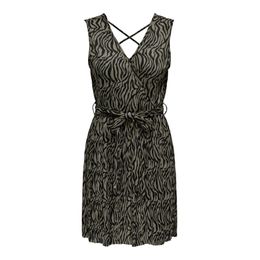 Only Kleid 'SAFARI' Damen Gr&ouml;&szlig;e 36 oliv / schwarz Sommerkleid