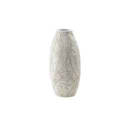 HOME STORY Deko Vase wei&szlig; Polyresin (Kunstharz) Ma&szlig;e (cm): H: 32 &Oslash;: 15.0 &raquo; M&ouml;bel Kraft