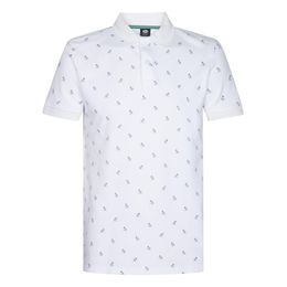 PETROL INDUSTRIES Poloshirt 'Breeze' Herren Größe XS nachtblau / weiß