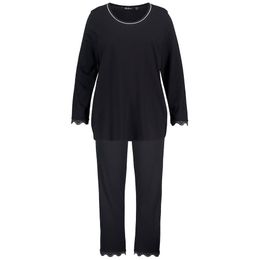 Ulla Popken Pajama female Black size 58-60