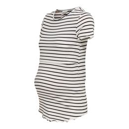 Only Maternity Umstand T-Shirt 'OLMCyra' Damen Gr&ouml;&szlig;e L schwarz / wei&szlig;