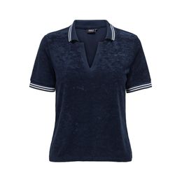 Only Poloshirt 'ONLVicky' Damen Gr&ouml;&szlig;e XL navy / wei&szlig;