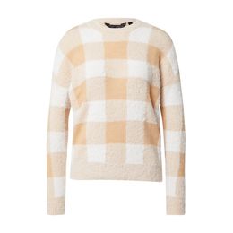 Dorothy Perkins Pullover Damen Gr&ouml;&szlig;e M beige / wei&szlig;