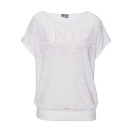Venice Beach T-Shirt Damen Gr&ouml;&szlig;e XS flieder / wei&szlig;meliert