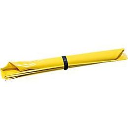 Auffangwanne für Kleingebinde Quick, Volumen 76 l, faltbar, B 800 x T 800 x H 120 mm, PVC, gelb