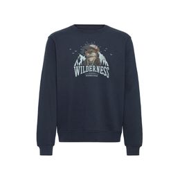 Blend Sweatshirt 'BHIAN' Herren Gr&ouml;&szlig;e XL beige / pastellblau / dunkelblau / schwarz