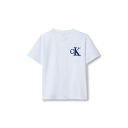 Calvin Klein Jeans T-Shirt Jungen Gr&ouml;&szlig;e 164 blau / wei&szlig;
