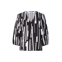 B.Young Bluse 'BYHAILEY' Damen Gr&ouml;&szlig;e XXXL schwarz / wei&szlig;