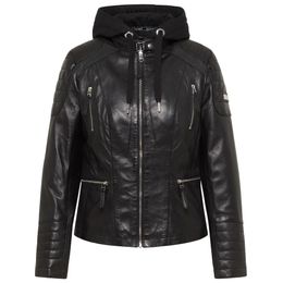 Bruno Banani Lederjacke Damen Gr&ouml;&szlig;e S schwarz