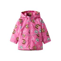 name it Jacke 'Paw Patrol' M&auml;dchen Gr&ouml;&szlig;e 80 braun / hellbraun / hellpink / wei&szlig;