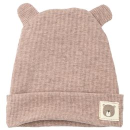 Topomini Baby Mütze mit Ohren-Applikation
