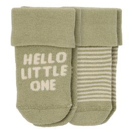 Topomini 2 Paar Newborn Frottee-Socken im Set
