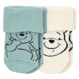 Topomini 2 Paar Winnie Puuh Frottee-Socken im Set